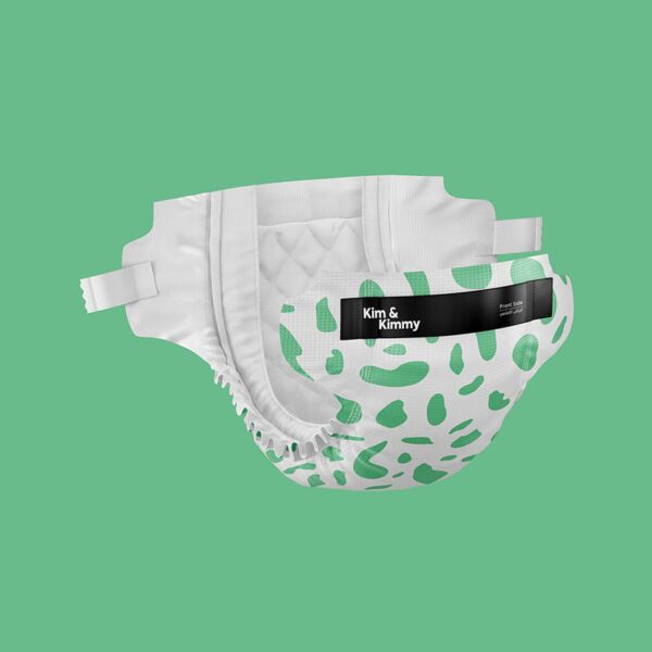 Kim And Kimmy Size 6 Diapers 15 20kg Qty 38 Green Dalmatian